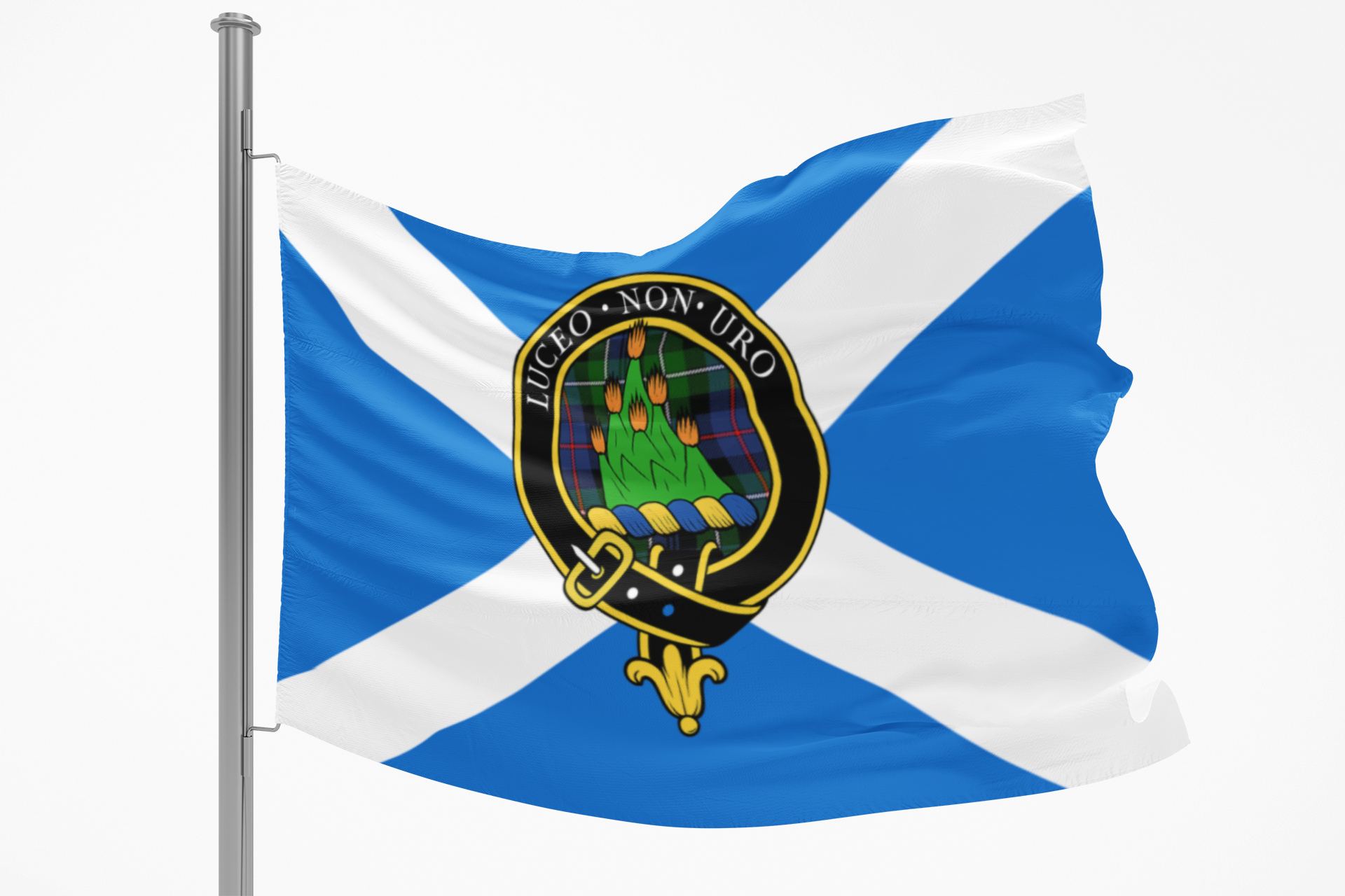 Scottish Heritage Mackenzie Flag – Tartan Roots